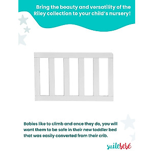 Suite Bebe Riley Toddler Guard Rail, Coral