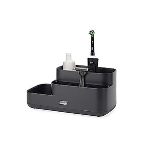 Joseph Joseph EasyStore - Bathroom Storage Caddy Organizer for bathroom accessories, Matt Black