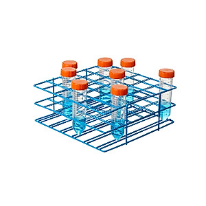 SP Bel-Art Poxygrid Centrifuge Tube Rack; For 50ml Tubes, 36 Places, Blue (F18794-0002)