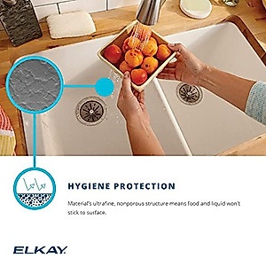 Elkay ELG16FBBK0 Sink, 18-1/8 x 18-1/8 x 7-1/2, Black