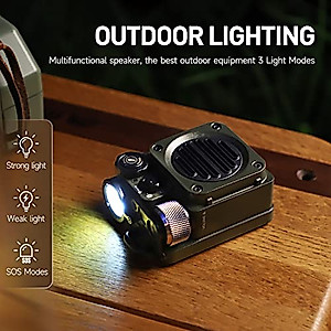 Muzen Wild Mini Rugged Outdoor Speaker, Bluetooth Portable Speaker with Louder Volume, Crystal Clear Sound, Wireless Waterproof Speakers for Travel, Outdoor