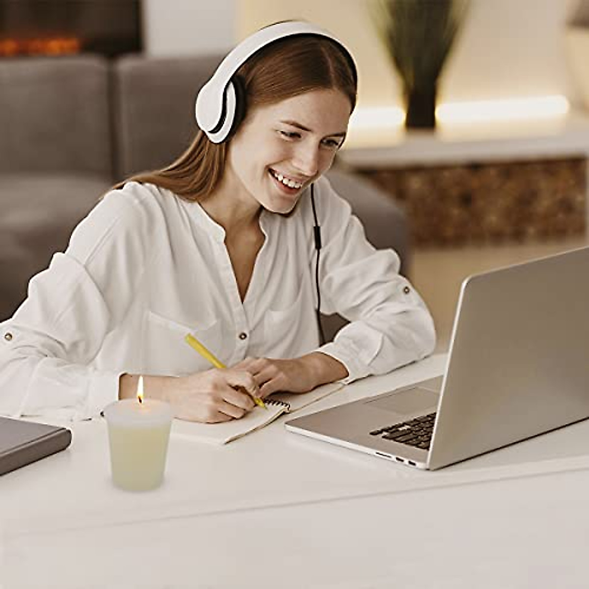 Abarli Votive Candles 12 Packs Small Undscented Bulk Soy Wax Votives for Weddings, Bridal Showers, Holiday & Home Parties