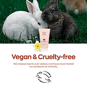 Vegan Brown Sugar Body Scrub: Moisturizing Exfoliator for Dry Skin - Women's Body Care - Made with Hawaiian Raw Cane Sugar and Kukui Oil - Made in the USA - 150g