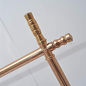 XYYXDD Clothing Display Stand,Iron Art Floor-Standing Clothes Rail Simplicity Clothes Racks Bedroom Open Hanger/Rose Gold