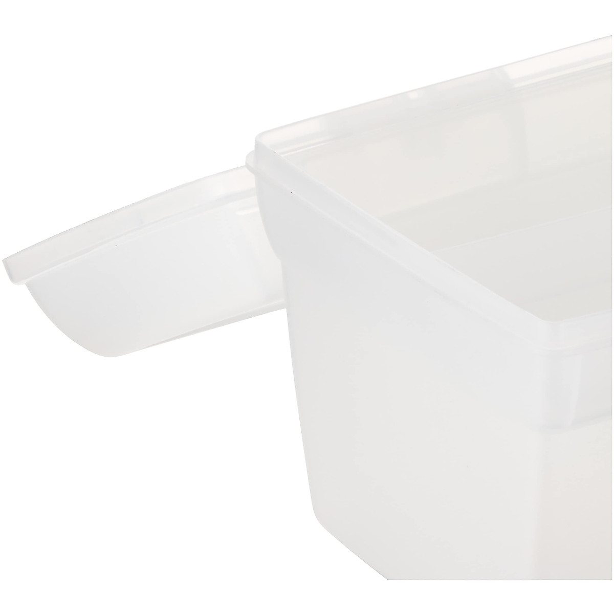 ArtBin 83805 Essentials Lift-Out Tray Box, Portable Art & Craft Organizer with Handle and Tray, Clear