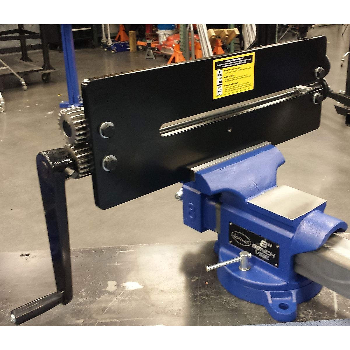 Eastwood Metal Bead Roller with Dies | Generous 19 inch Throat Industrial Cast-Iron Metal Beads Roller | 18 Gauge Sheet Metal Rotary Forming Machine | Durable Steel Construction English Wheel