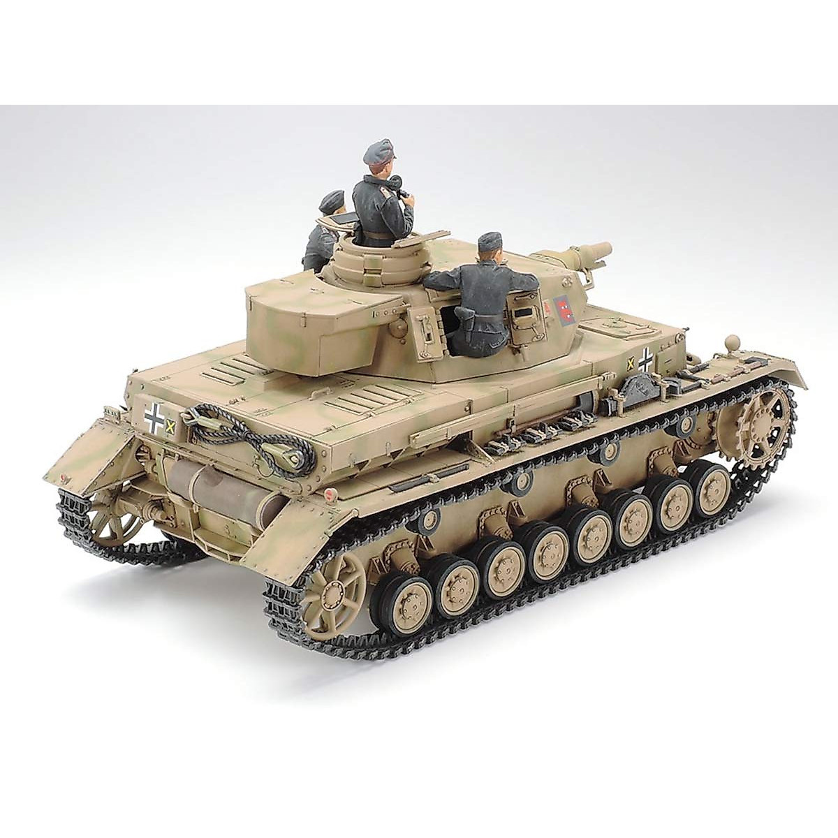TAMIYA 35374-000 1:35 German Armoured Combat Truck IV Version F L24/75 mm, Model Kit, Plastic Construction Kit, Assembly Kit, Detailed Replica, Unpainted