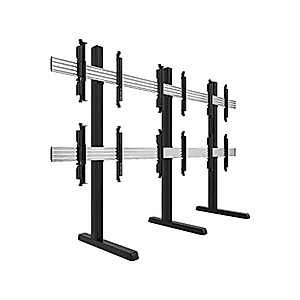 Atdec 3 x 2 freestanding Floor Mount (118.1 Rails, 70.87 Posts) - 660 lb Load Capacity - Floor, F