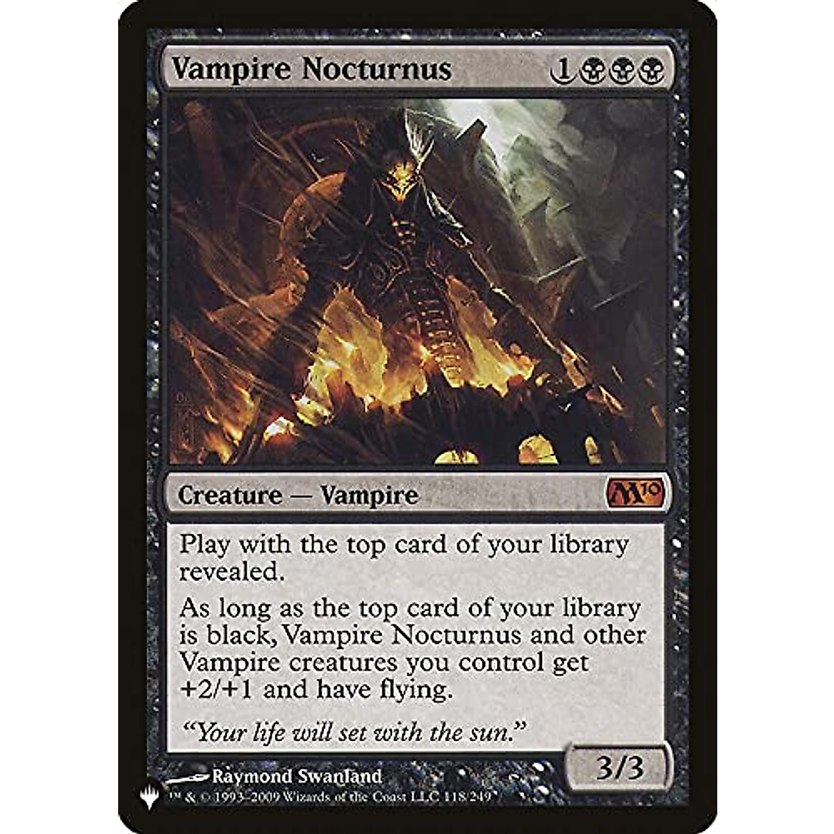Magic: the Gathering - Vampire Nocturnus - The List