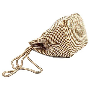 Lanpet Mini Evening Clutch Purse for Women, Luxury Crystal Crossbody Shining Bucket bags Evening Handbags for Wedding Party