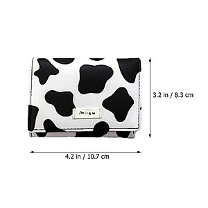 SHERCHPRY Mens Shorts Cow Pattern Wallet, Cute Cow Print Wallet, Cartoon Change Purse, Small Change Wallet for Girl Women Womens Shorts