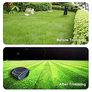 Automatic Robotic Lawn Mower, App Control, with Virtual Boundaries, Ultra-Quiet, Route Plan, Automatic Charging, for Small to Medium Yards