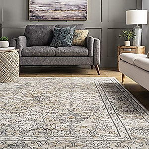 nuLOOM Kathleen Floral Area Rug, 4' x 6', Beige