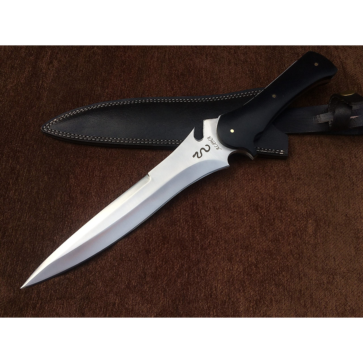 SUFI Custom Handmade 5160 Spring Steel RE4 Krauser Knife, Hunting knife, Gaming Knife, Medium Sized 2