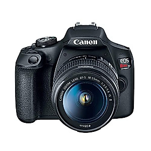 Canon EOS Rebel T7 DSLR Camera w/EF-S 18-55mm F/3.5-5.6 Zoom Lens + 32GB Memory + Case + Tripod + Filters + Accessory Bundle