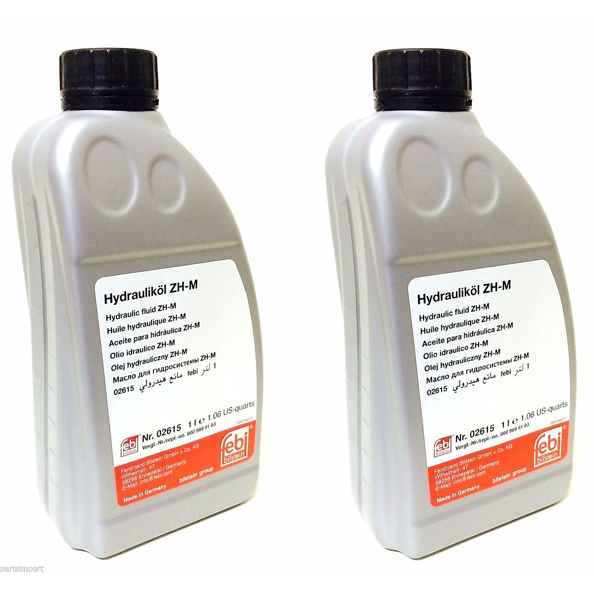 Febi Bilstein for Mercedes 2Lt Hydraulic Fluid for Suspension and Convertible