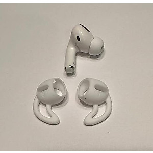 Single Earbud Replacement with Detachable Ear Hooks (Size M) for AirPods Pro L Left Side