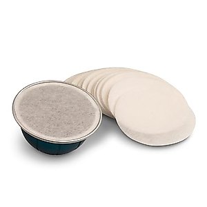 My-Cap Coffee Pod Paper Filters for use with Caps - Reuse Capsules for Vertuo Line Brewers - Coffee Paper Filters (Pack of 100)