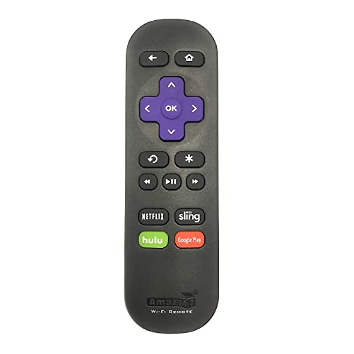Amaz247 Wi-Fi Remote for Roku Streaming Stick (3500r, 3500rw, 3600, 3800, 3810), Roku 3 (4200r), Roku 2 (2720r),Roku Ultra, Roku Premiere, Roku Express (3900X), Roku Express+