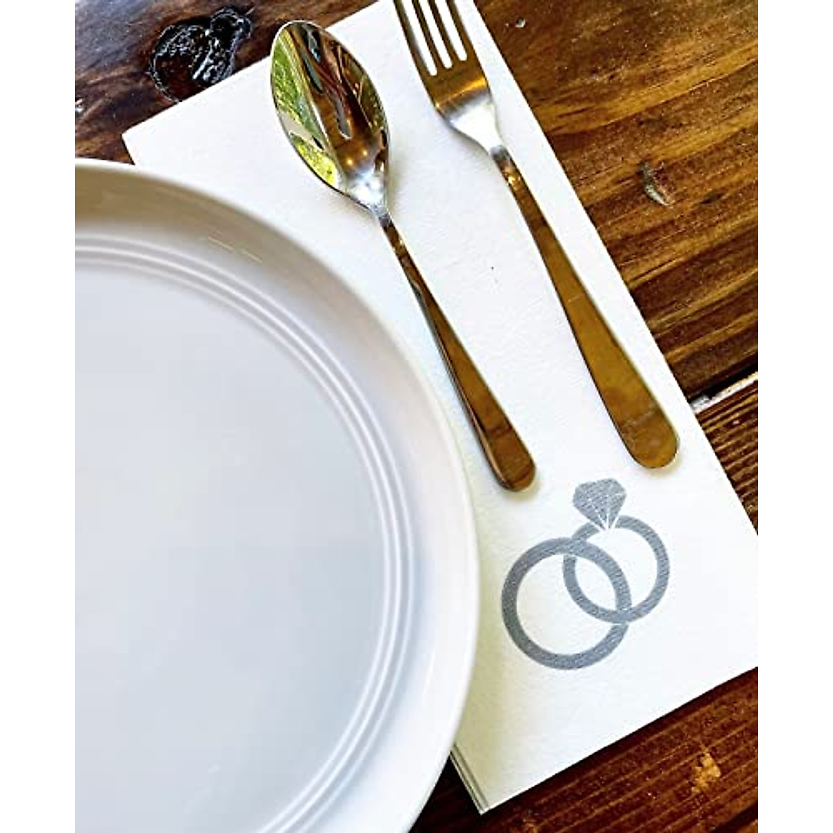 FirePrime Disposable Dinner Napkins, Guest Towels - Linen-Feel, Cloth-Like, Paper Hand Napkins, Soft, Absorbent, Thick Towels for Kitchen, Bathroom, Parties, Holidays, Dinners or Events (Wedding)