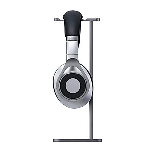 MHQJRH Aluminum Headphones Stand Holder, Suitable for Headphone Display Stands of All Gaming headsets and Wireless Headset Sizes (Space Gray)