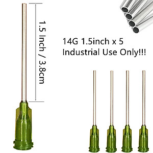 30ml Syringe with Blunt Needle Tip 1.5 Inches, for Essential Oil filling, Measuring and Dispensing, Set of 5