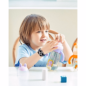 OWKEY Braided Solo Loop Compatible with Kids Apple Watch Band, Stretchy Breathable Strap with Easy Buckle for iWatch Series 9 8 7 6 5 4 3 SE SE2 Girls Boys Small Wrists