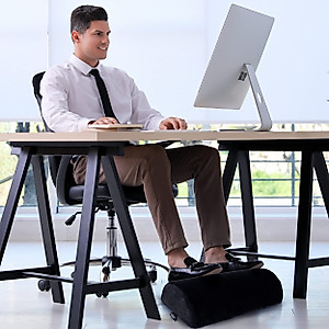 Office Foot Rest, Office Foot Rest for Desk, Under Desk Foot Rest, Memory Foam Footrest, Airplane Footrest