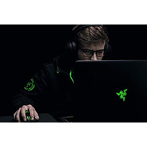 GUNNAR - Razer Edition Gaming Glasses - Blocks 65% Blue Light - FPS, Onyx, Amber Tint