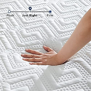 CHITA Twin Size Hybird Mattress,12 Inches Gel-Infused Mattress,Fiberglass Free 7 Zone Pocket Spring Mattress,Mattress in a Box,100 Night Trial-10 Years Warranty,CertiPUR-US Certified