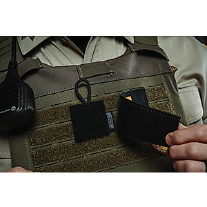 THE MIC LOOP Micro - Keeps Portable Radio Mic in Place for Police/Law Enforcement OD GREEN