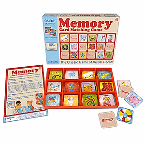 Memory Matching Game — The Classic Game of Visual Recall — For Ages 3+ — For 1+ Players