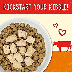 Stella & Chewy’s Freeze Dried Raw Super Beef Meal Mixer – Dog Food Topper for Small & Large Breeds – Grain Free, Protein Rich Recipe – 3.5 oz Bag