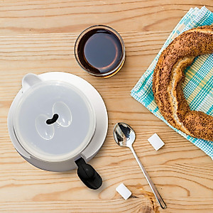 Handy Gourmet Microwave Tea Kettle Hot Water Boiler Pot - BPA Free, 28 oz.