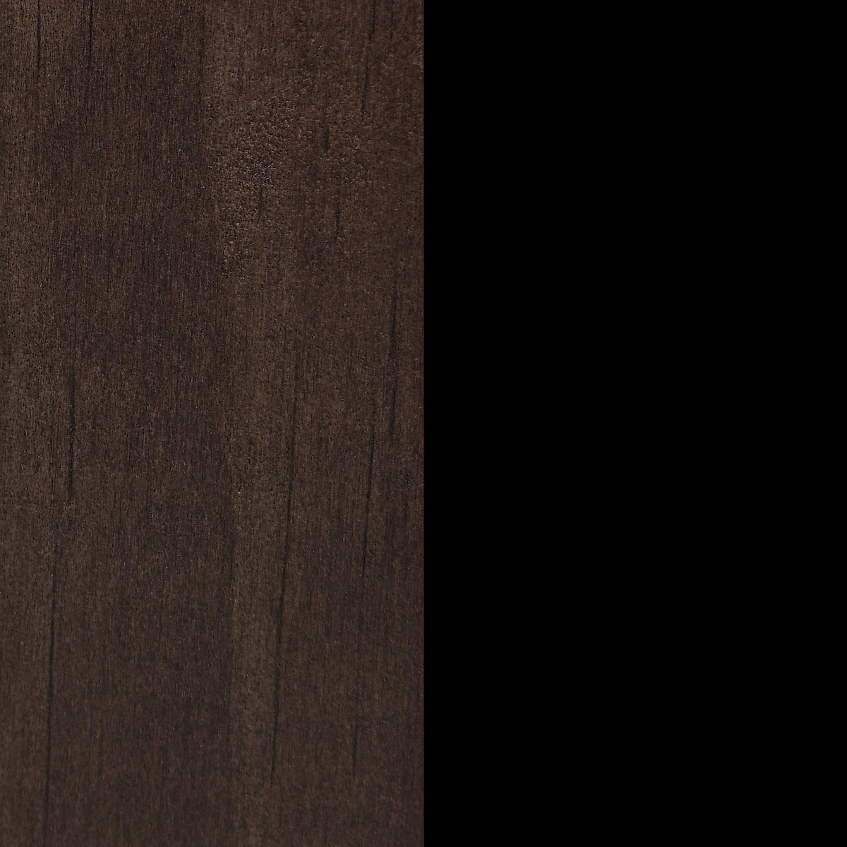 South Shore Metal Bar Cart on Wheels with Glass Shelves, Black Tempered Glass