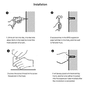 AULEST Wood Wall Hooks 5 PCS, Wooden Pegs Hooks Natural Handmade Home Decor Coat Hanger Wall Mounted for Hanging Robe Bag Purse Towel (Beech Wood)