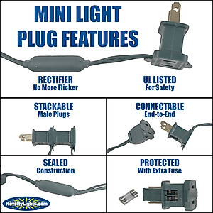 Novelty Lights 100 Purple LED Net Lights (4 FT X 6 FT), 5MM Lights, Green Wire, Outdoor Christmas Decoration, Bush Hedge Net Lighting