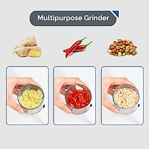 Garlic Press Grinder, UHIYEE BPA-Free Garlic Crusher Mincer, Garlic Press Tool Dishwasher Safe, Easy-Clean, Ideal Kitchen Gifts