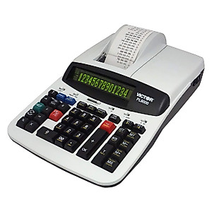 Victor Technology PL8000 Thermal Printing Calculator, Prompt Logic, Help Key, 8.0 Lines Per Second