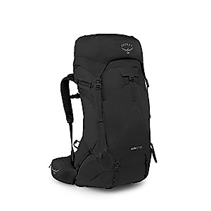 Osprey Aura AG LT 50L Women's Backpacking Backpack, Black, WM/L