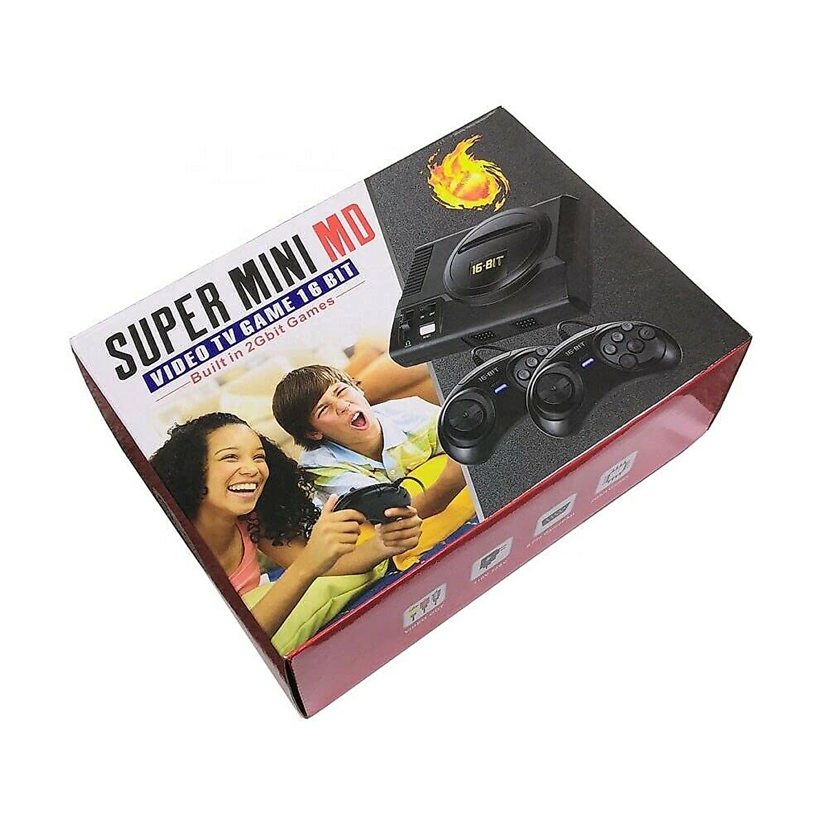 Sega Genesis Retro Console 208 Games Included Retro Console 16 Bit Games