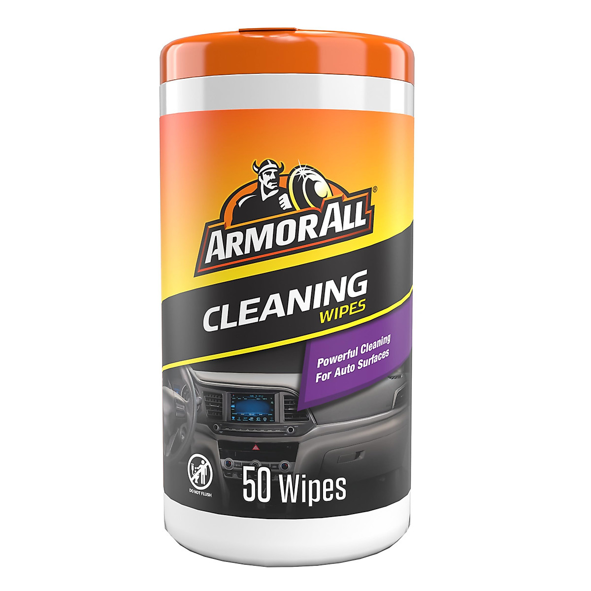 Armor All Car Cleaning Wipes , Wipes for Car Interior and Car Exterior, 50 Wipes Each