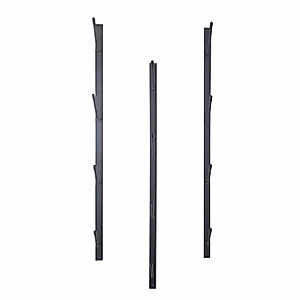 Claimed Corner Metal Coffee Mug Rack - Vertical Narrow Wall Mounted Storage Display Organizer Hooks for Coffee Mugs, Tea Cups, Mason Jars, and More. (3 Pack)