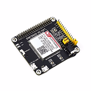 Ingcool 4G / 3G / GNSS HAT Compatible with Raspberry Pi 4B/3B+/3B/2B/Zero/Zero W/Zero WH,Jetson Nano Based on SIM7600A-H 4G Support LTE CAT4 for Downlink Data Transfer,4G Connection etc