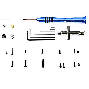 RC M2 M2.5 M3 Screws Bolt&Nuts Set Cross Sleeve Allen Wrench Swing Arm Pins Kit for Wltoys 144001 1/14 RC Car Spare Parts(316PCS)