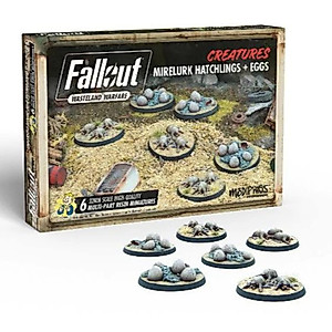 Modiphius Fallout - Wasteland Warfare - Mirelurk Hatchlings + Eggs
