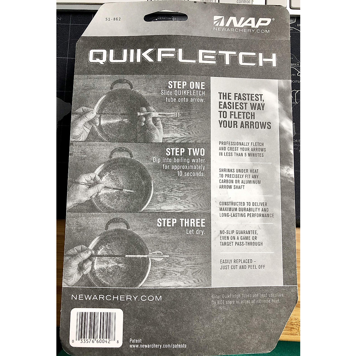 New Archery Products NAP Quikfletch 2" Hellfire Assorted - W/O/O (3 Pack)