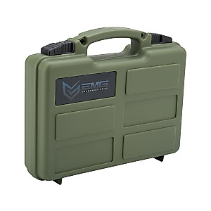 Evike EMG Collection Series Airsoft Pistol Case w/Customizable Grid Foam (Color: OD Green)
