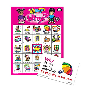 Super Duper Publications | Ask & Answer® Wh Bingo Board Game | Comprehension, Verbal, and Communication Skills | Who, What, Where, When, and Why Questions | Educational Resource for Children