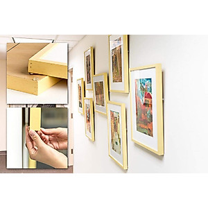 Clear Adhesive Bumper Pads 106-PC Combo Pack (Round, Spherical, Square) - Sound Dampening Transparent Rubber Feet for Cabinet Doors, Drawers, Glass Tops, Picture Frames, Cutting Boards